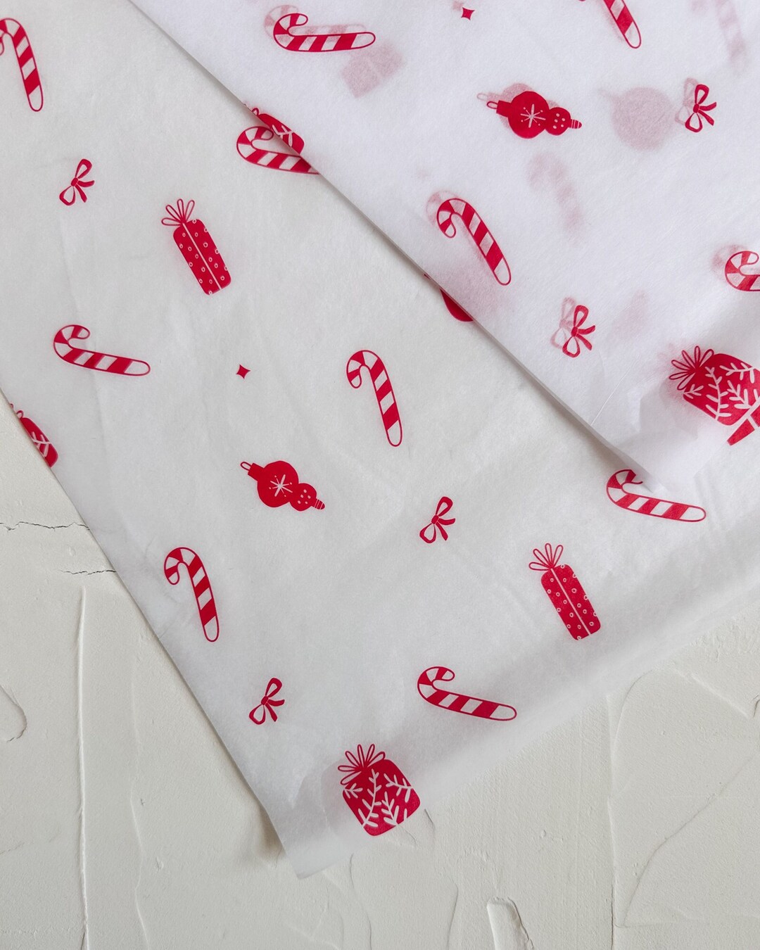 Christmas Tissue Paper - 8 Sheets • Santa-themed Tissue Paper - Etsy
