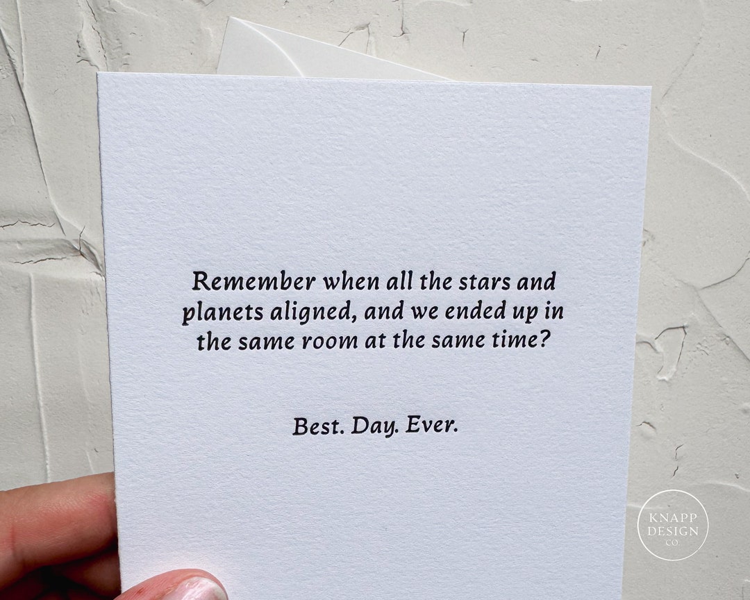 Cheesy Love Card all the Planets and Stars Aligned, and I Met You ...