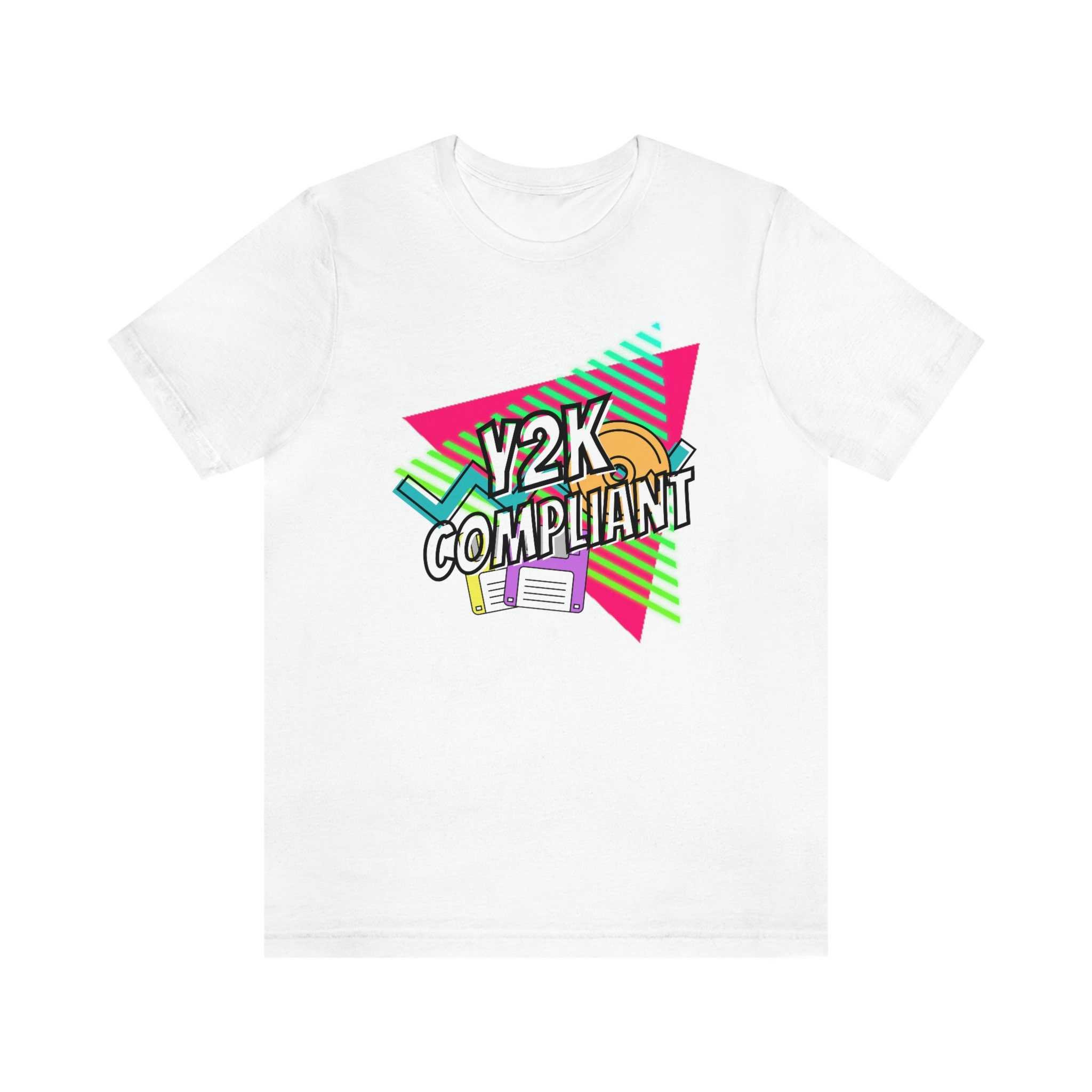 Y2K Compliant 90s Retro Nostalgia Unisex Jersey Short Sleeve Tee - Etsy