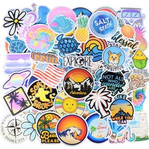 300pc VSCO Stickers Pack Ocean Themed Outdoor Decal for Laptop Hydro ...