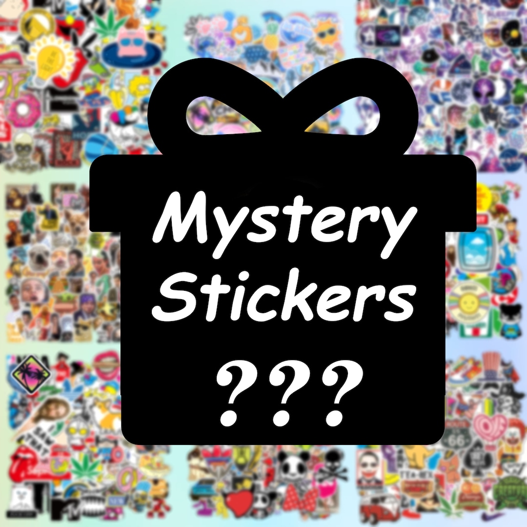 5-1000 Pcs Stickers Mystery Pack, Randomly Selected Vinyl Decals for ...