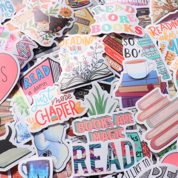 Book Stickers - Etsy