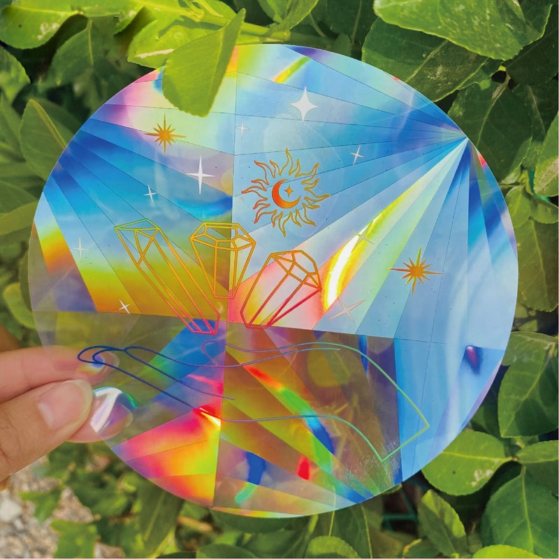 Vinyl Prism Sticker - Etsy