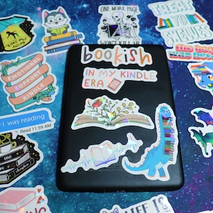 10-150 PCS Book Stickers for Kindle, Bookish Reader Themed Sticker Pack ...