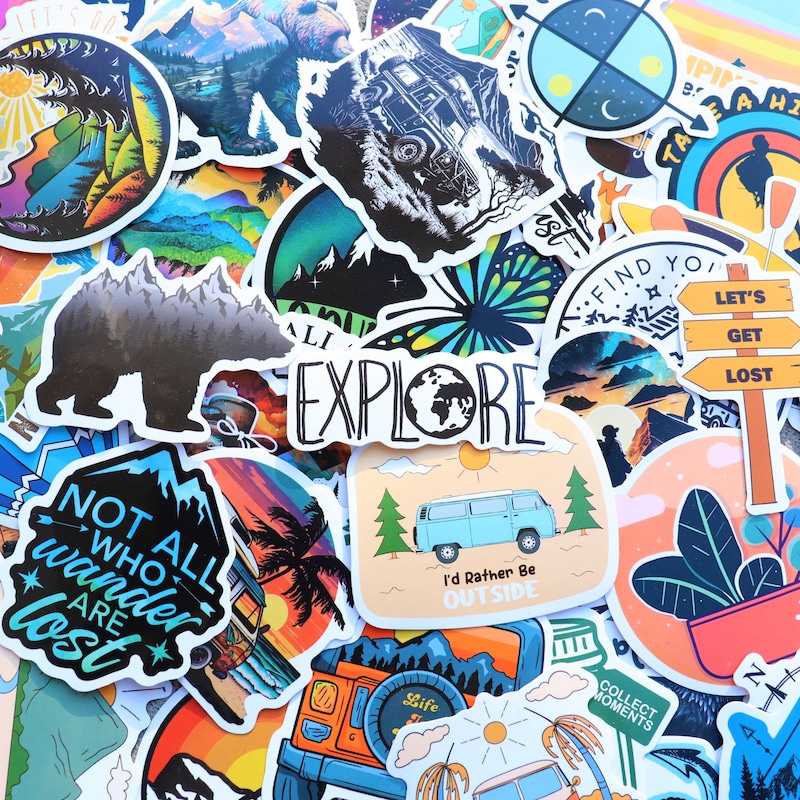 Travel Stickers - Etsy