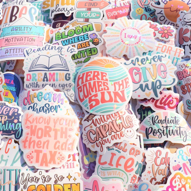 Quote Stickers - Etsy