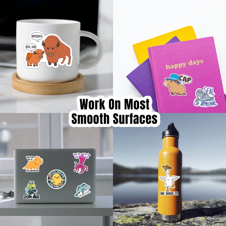 10-120PCS Funny PUN Stickers for Adults, Prank Meme Hilarious Sticker ...