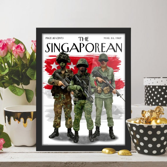 The Singaporean National Service Artprint Poster - Etsy