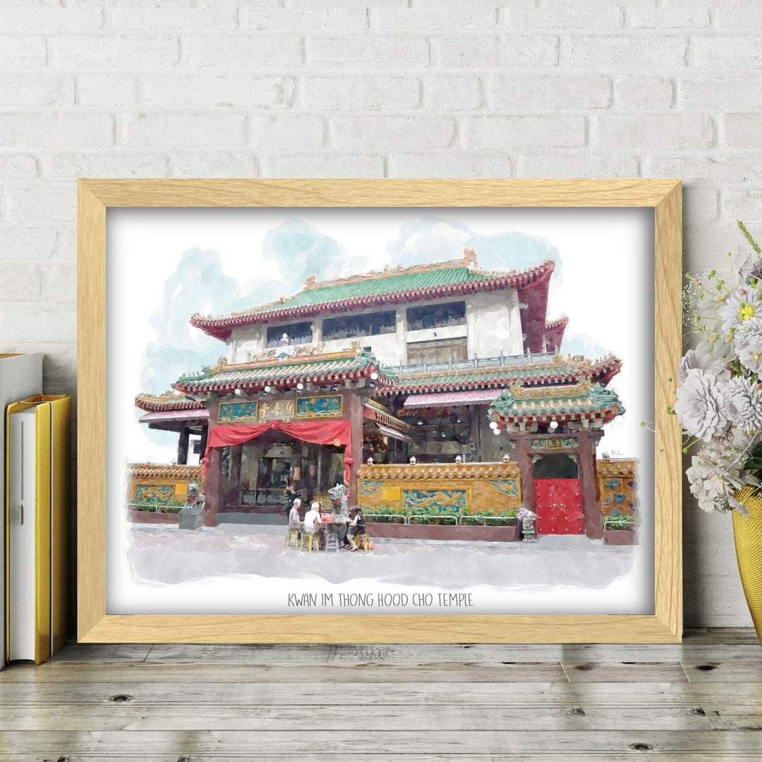 Kwan Im Thong Hood Cho Temple Artprint Poster - Etsy