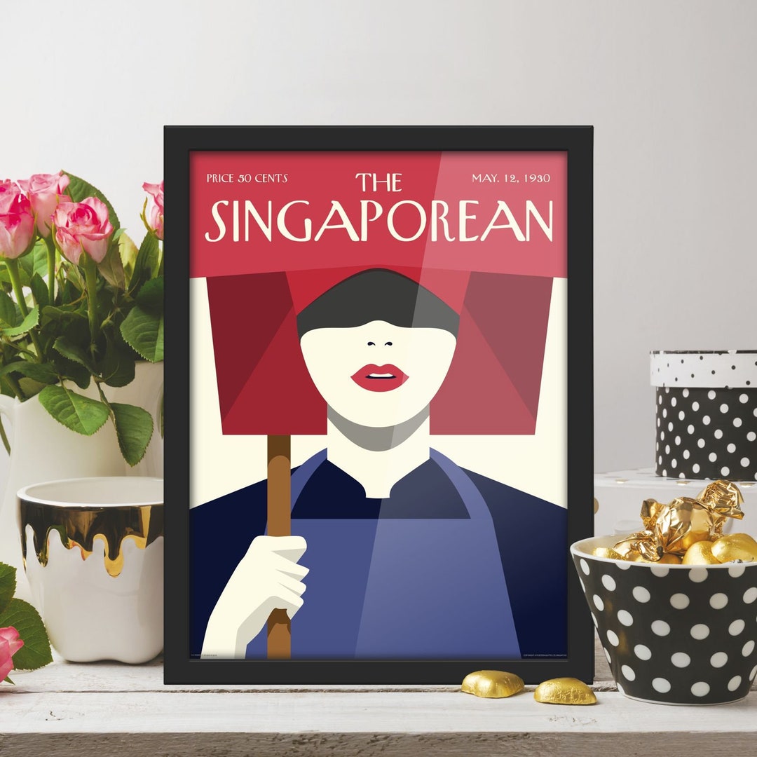 The Singaporean Samsui Women Artprint Poster - Etsy