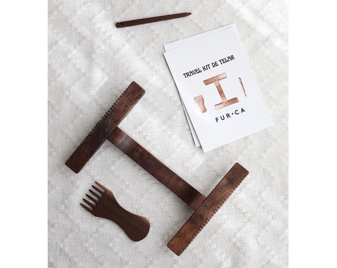 DETACHABLE Weaving Loom Tapestry Mini Handmade With Walnut Wood ...