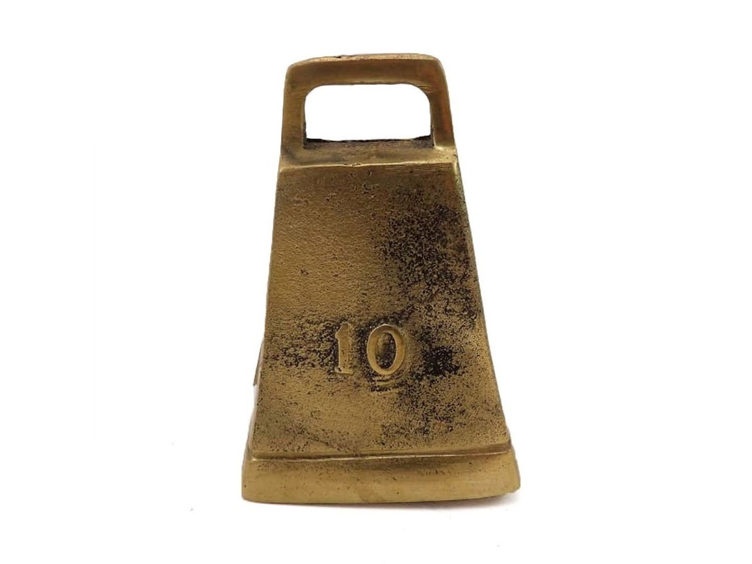 Bronze Cowbell SQUARE N10 13x8,5cm Handmade in Argentina Traditional ...