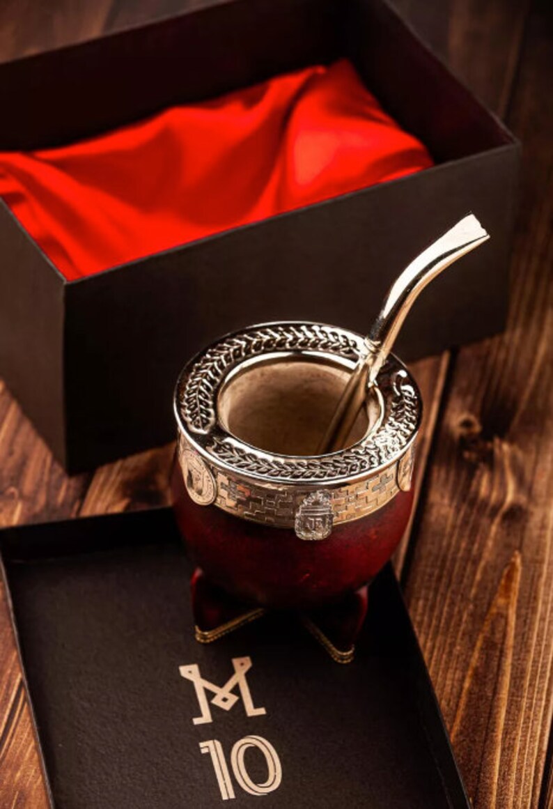 Original Imperial MESSI Mate Cup Yerba Mate Gourd Cup Mate Bombilla ...