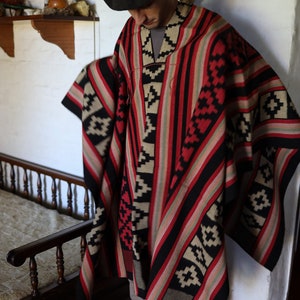 PONCHO Argentino Premium / Guacho / 100% Hecho a Mano En Telar Con Lana ...