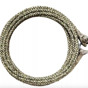 Traditional RAWHIDE Gaucho LASSO Handmade Braided Handbraided Ranch ...