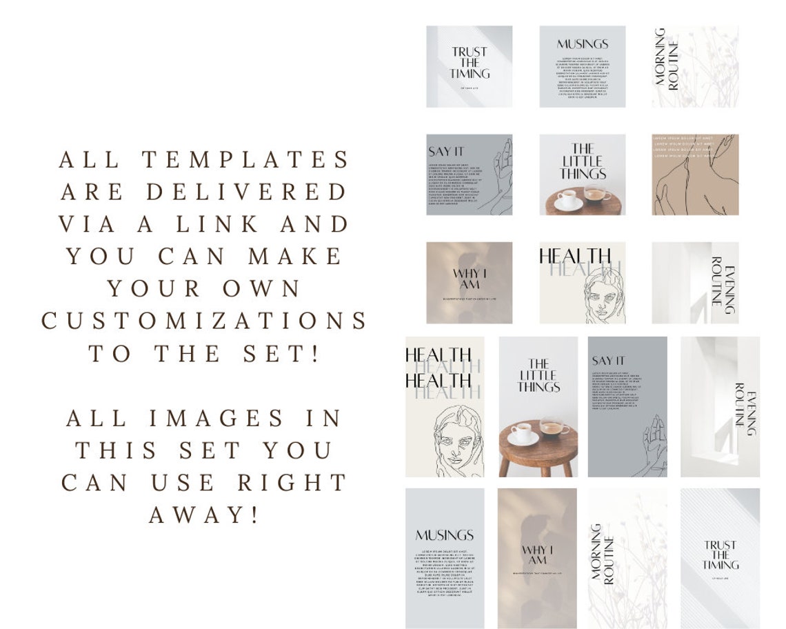 Writer Social Media Templates Stories Poets Writers - Etsy