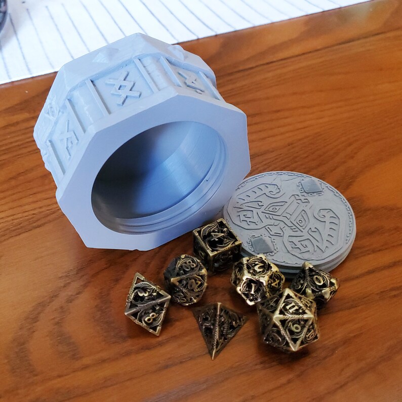 D&D Dwarf Dice Holder Dnd Jail Box Dungeons and Dragons D20 - Etsy