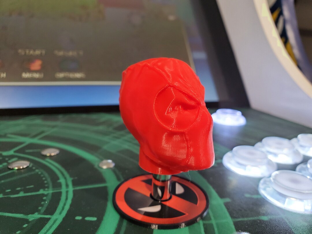 Arcade Joystick Topper – Deadpool or Thanos - Etsy