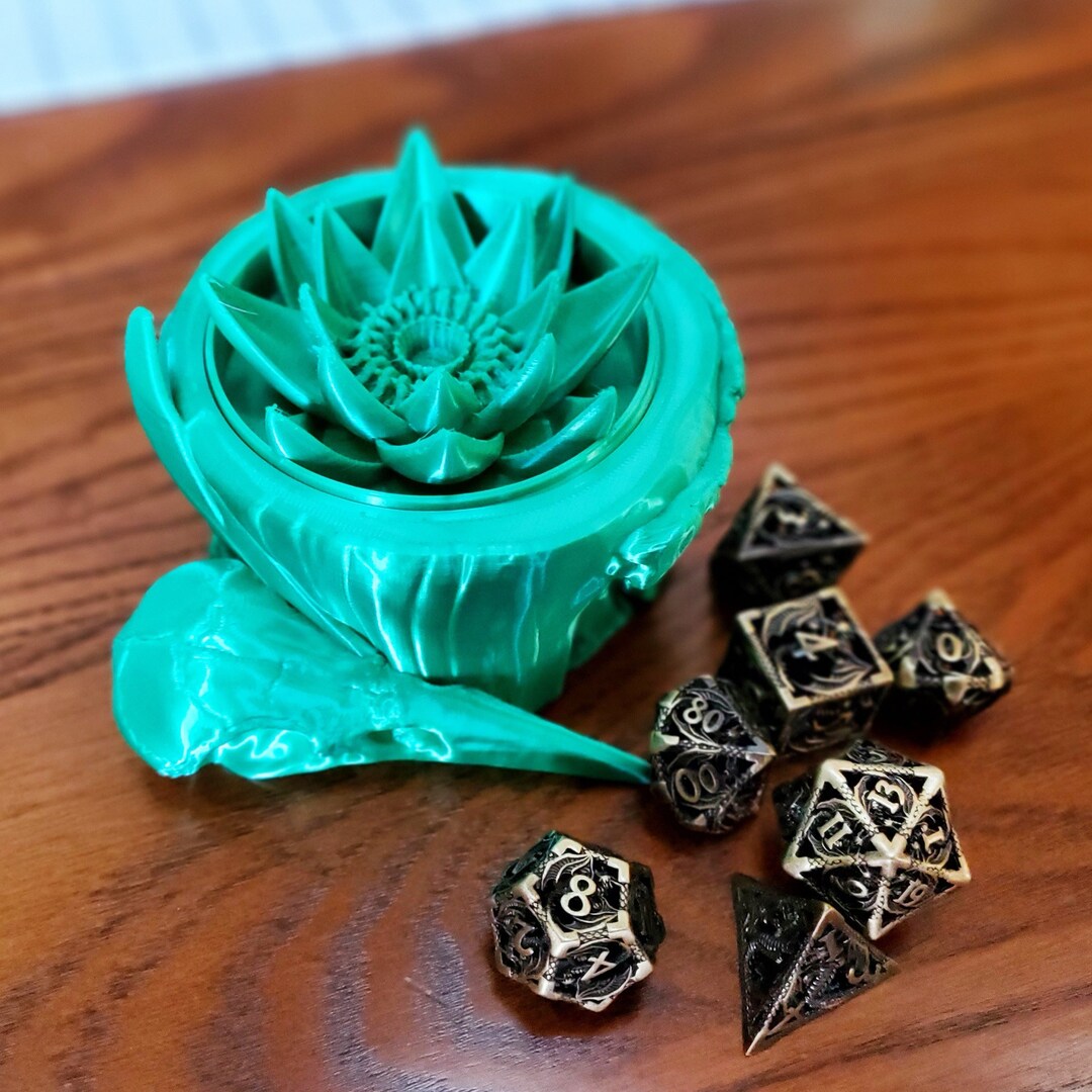 D&D Druid Dice Holder Dnd Jail Box Dungeons and Dragons D20 Tabletop ...