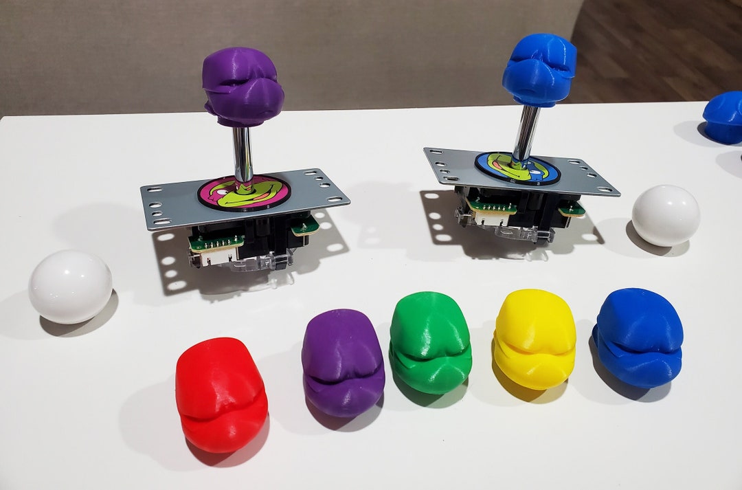 Arcade Joystick Topper TMNT Turtles or Mario Mushroom - Etsy