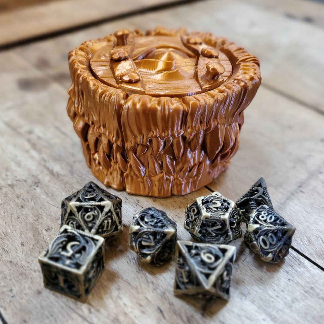 D&D Mimic Dice Holder Dnd Caddy Vault Dungeons and Dragons D20 Tabletop ...