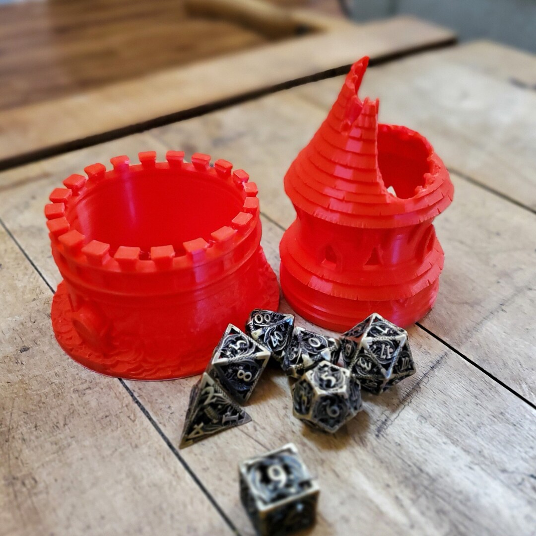 D&D Game Master Dice Holder Dnd Caddy Vault Dungeons and Dragons D20 ...