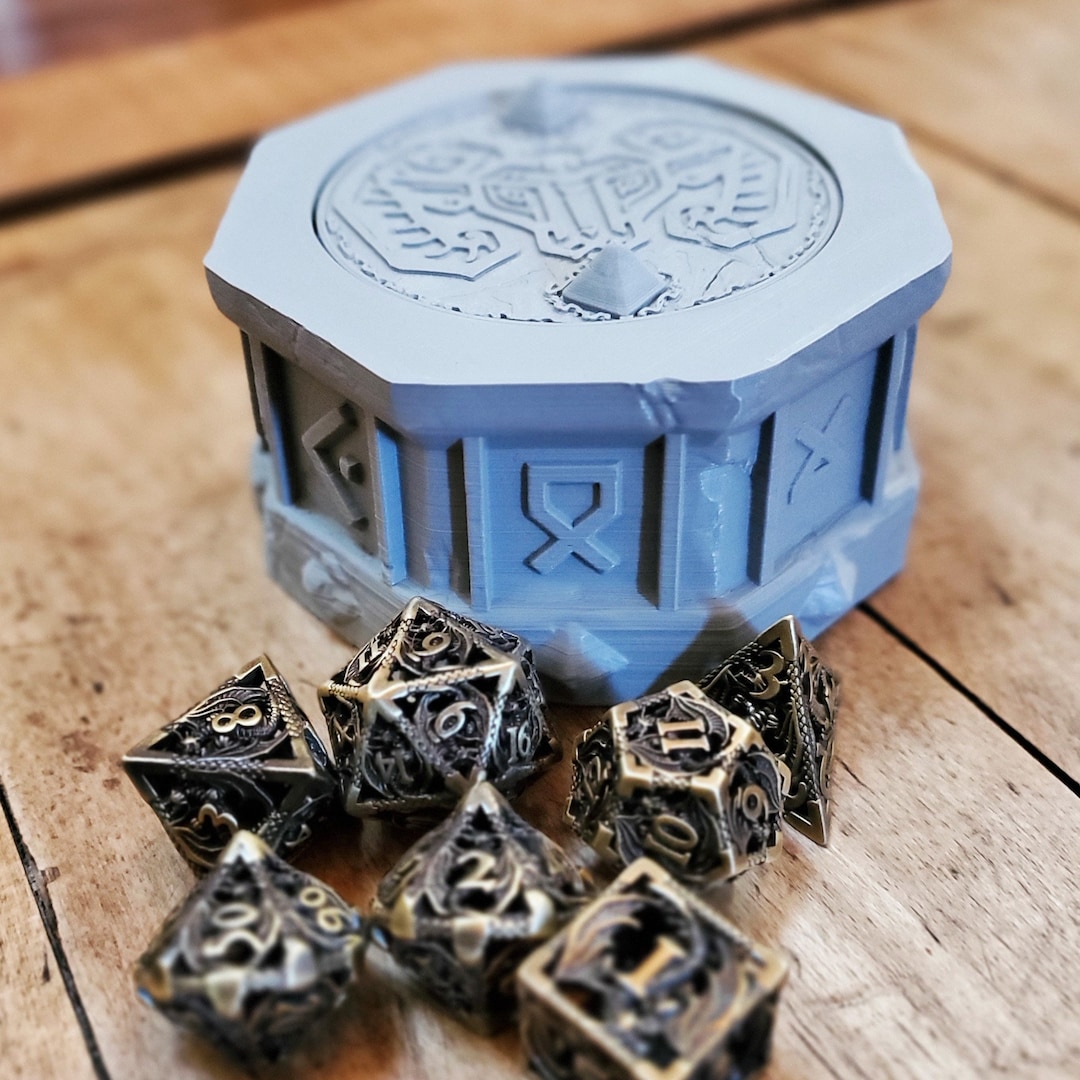 D&D Dwarf Dice Holder Dnd Jail Box Dungeons and Dragons D20 Tabletop ...