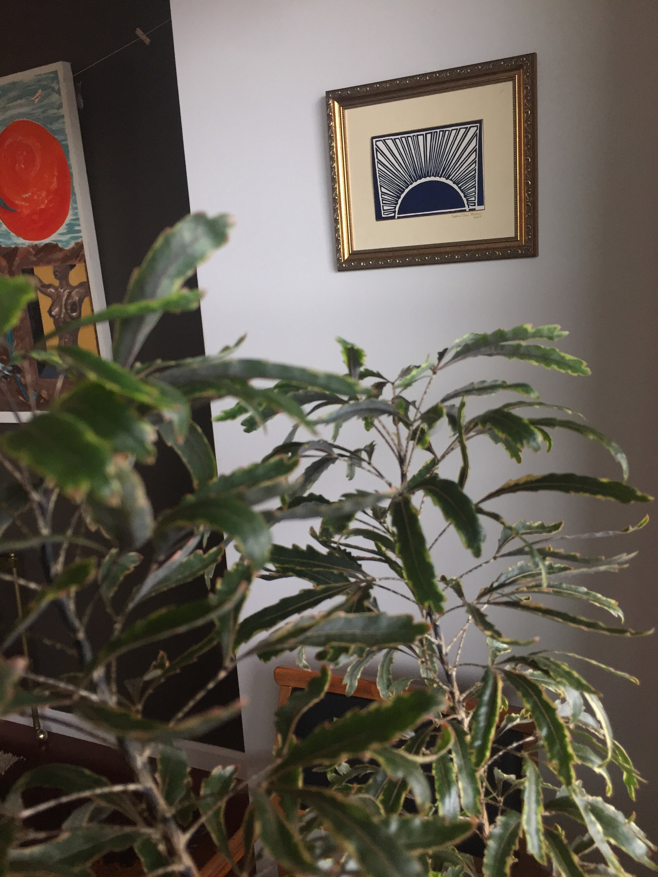 Egyptian Sunrise: Frame-able Block Print Greeting Card Each | Etsy