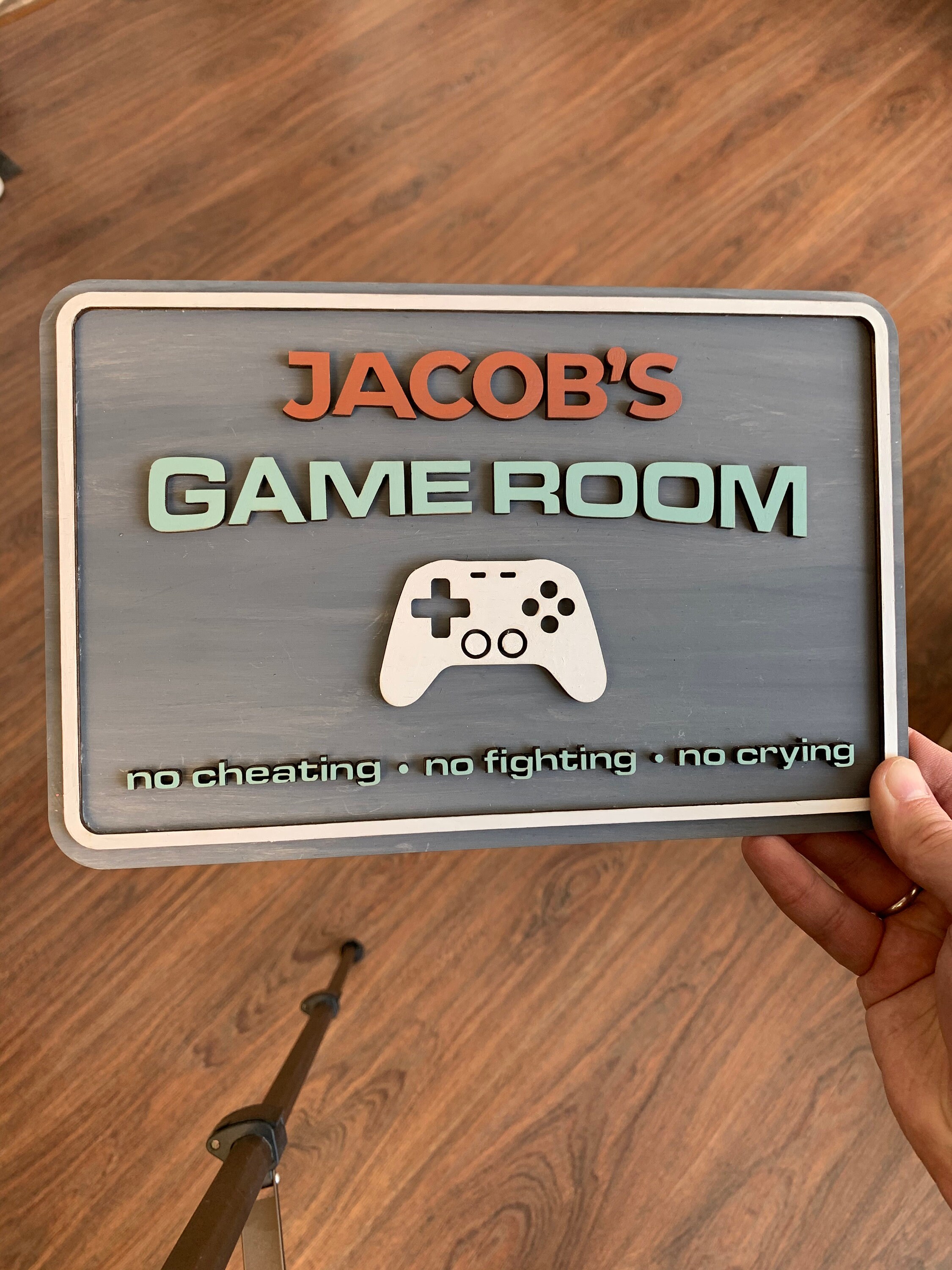 Gaming Zone Sign laser cut files SVG Personalised Cutting | Etsy