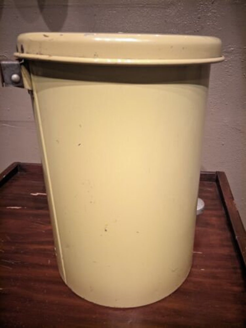 Steampunk Flip Top Trash Can Vintage Industrial Design 135-18C - Etsy