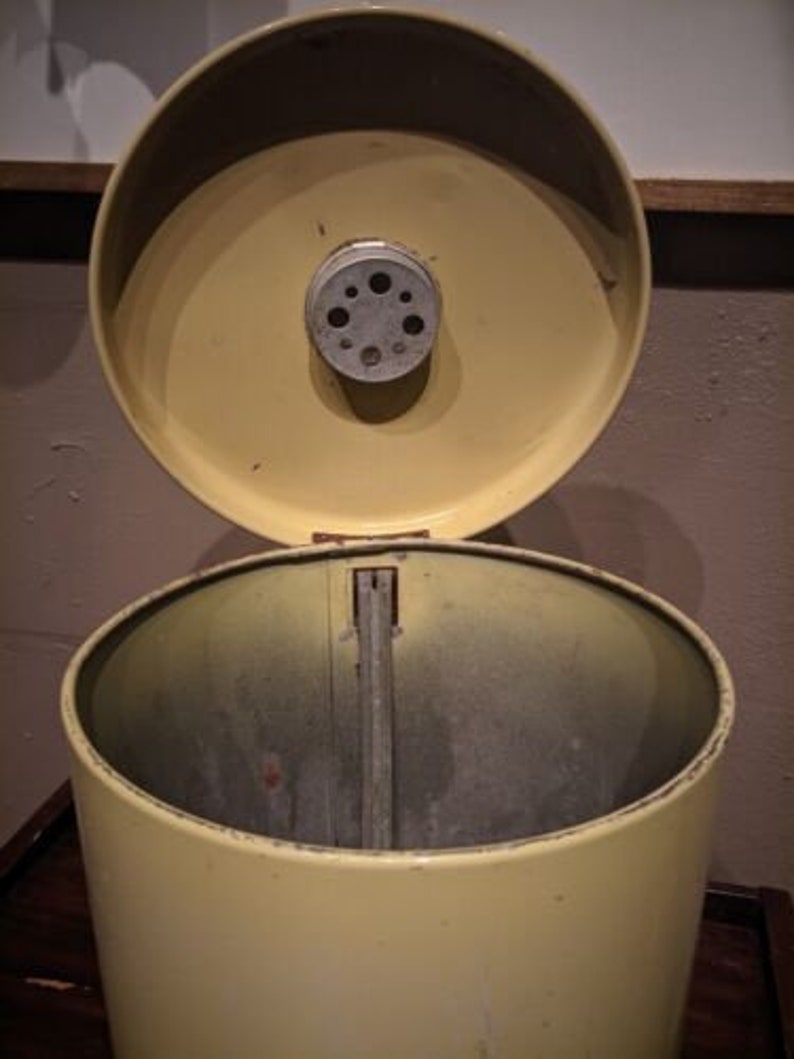 Steampunk Flip Top Trash Can Vintage Industrial Design 135-18C - Etsy