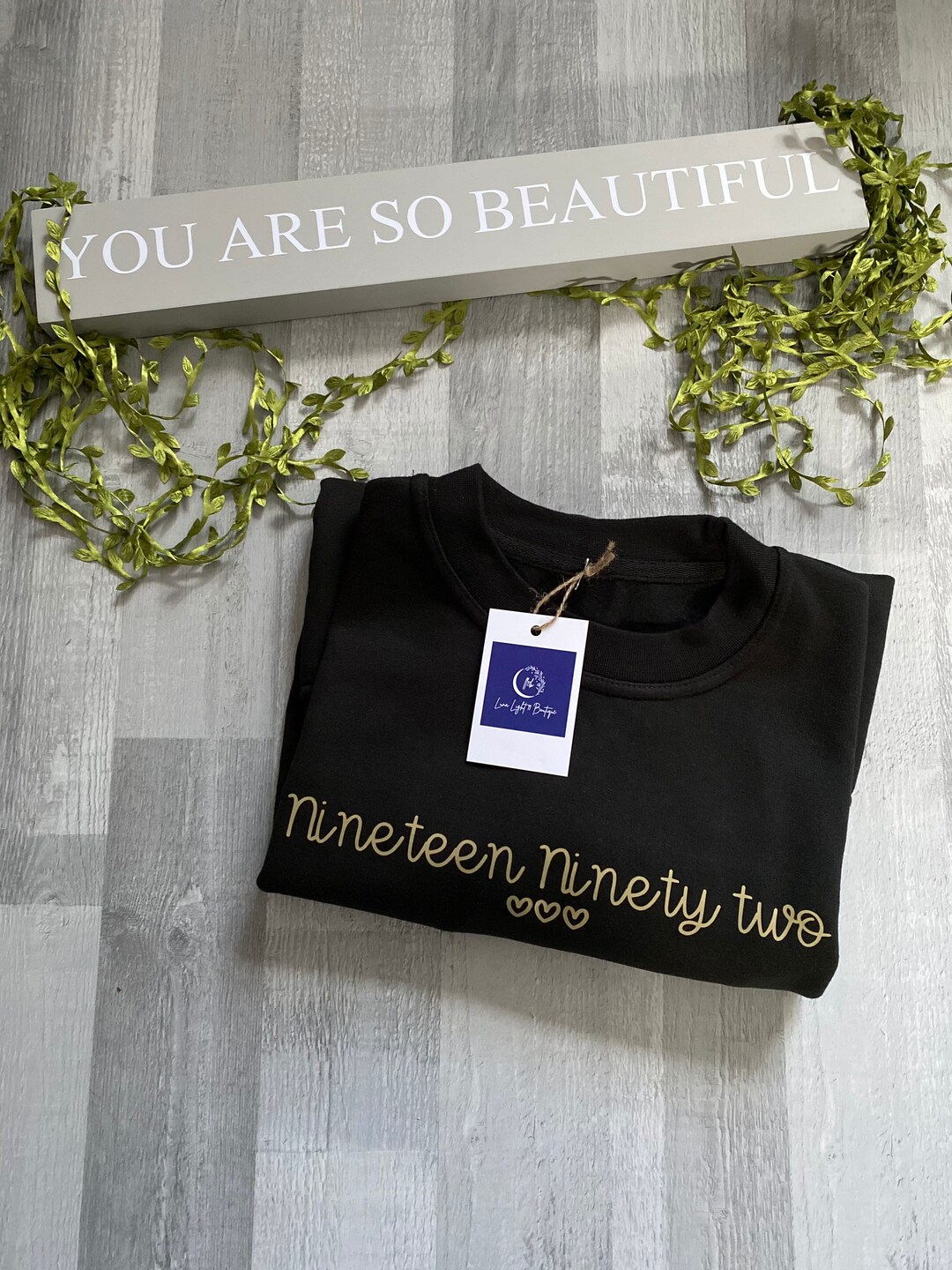 Birth Year Birth Date Birthday Jumper Sweatshirt. Black Jumper, Various ...