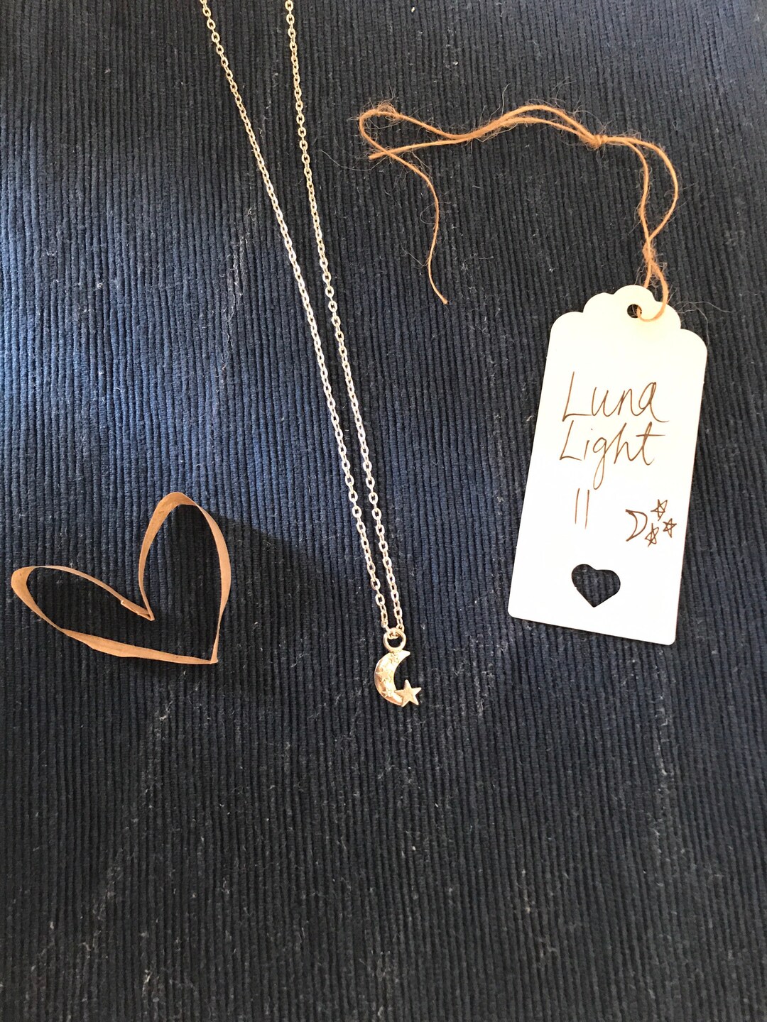 Silver Moon & Star Necklace | Star Charm | Moon Charm | Family | Gift ...