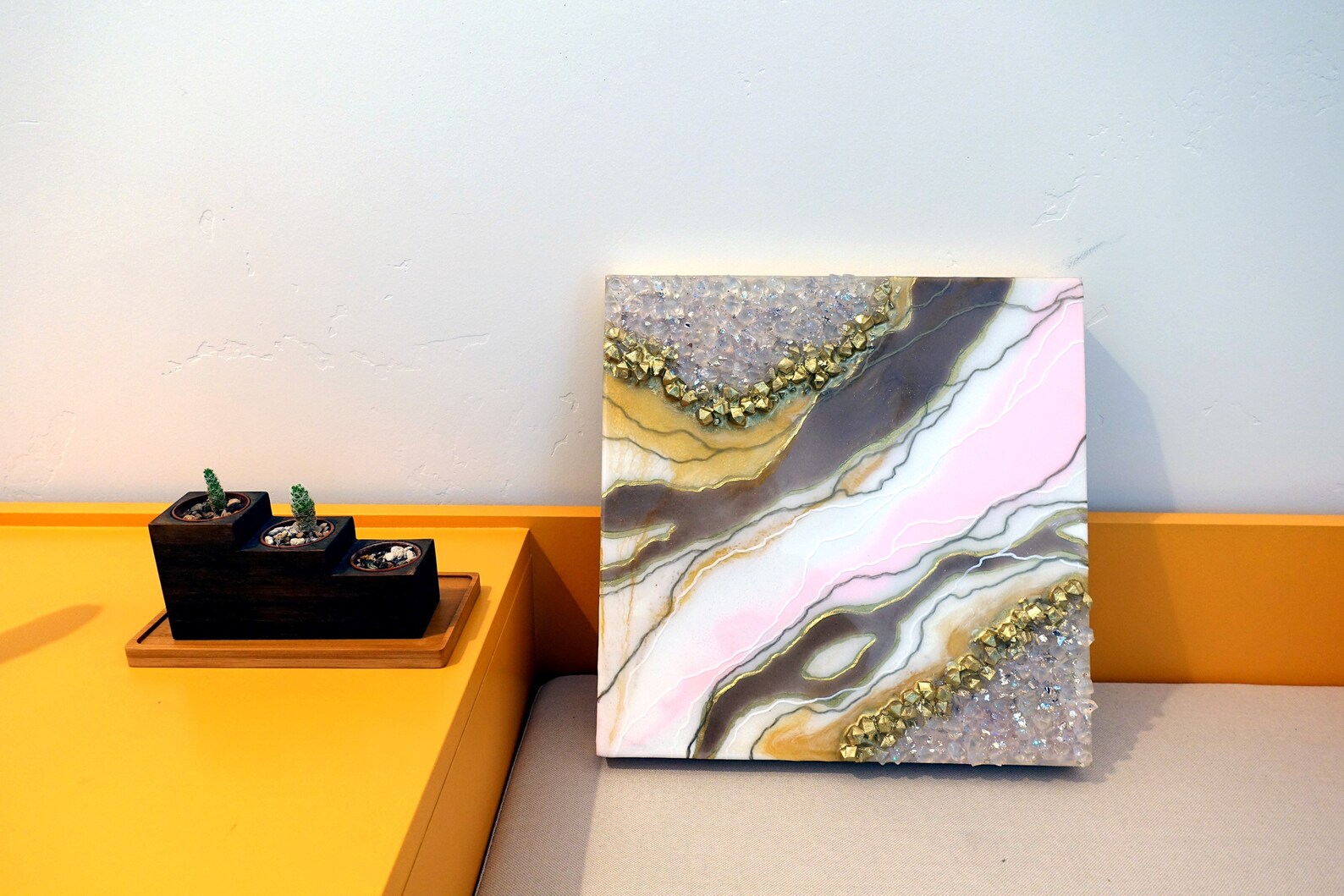 Rose Gold Geode, Classic Home Decor, Wall Art, Wall Decor, Wall ...