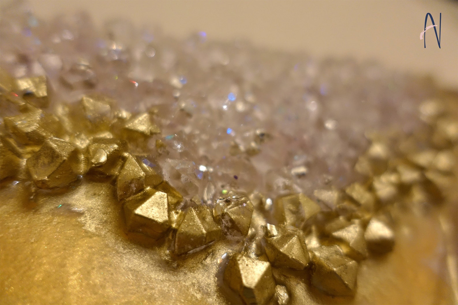 Rose Gold Geode, Classic Home Decor, Wall Art, Wall Decor, Wall ...