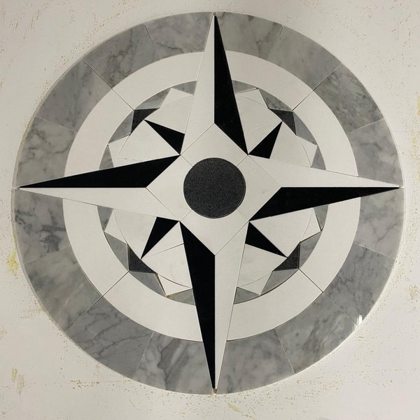 Tile Mosaic Medallion - Etsy