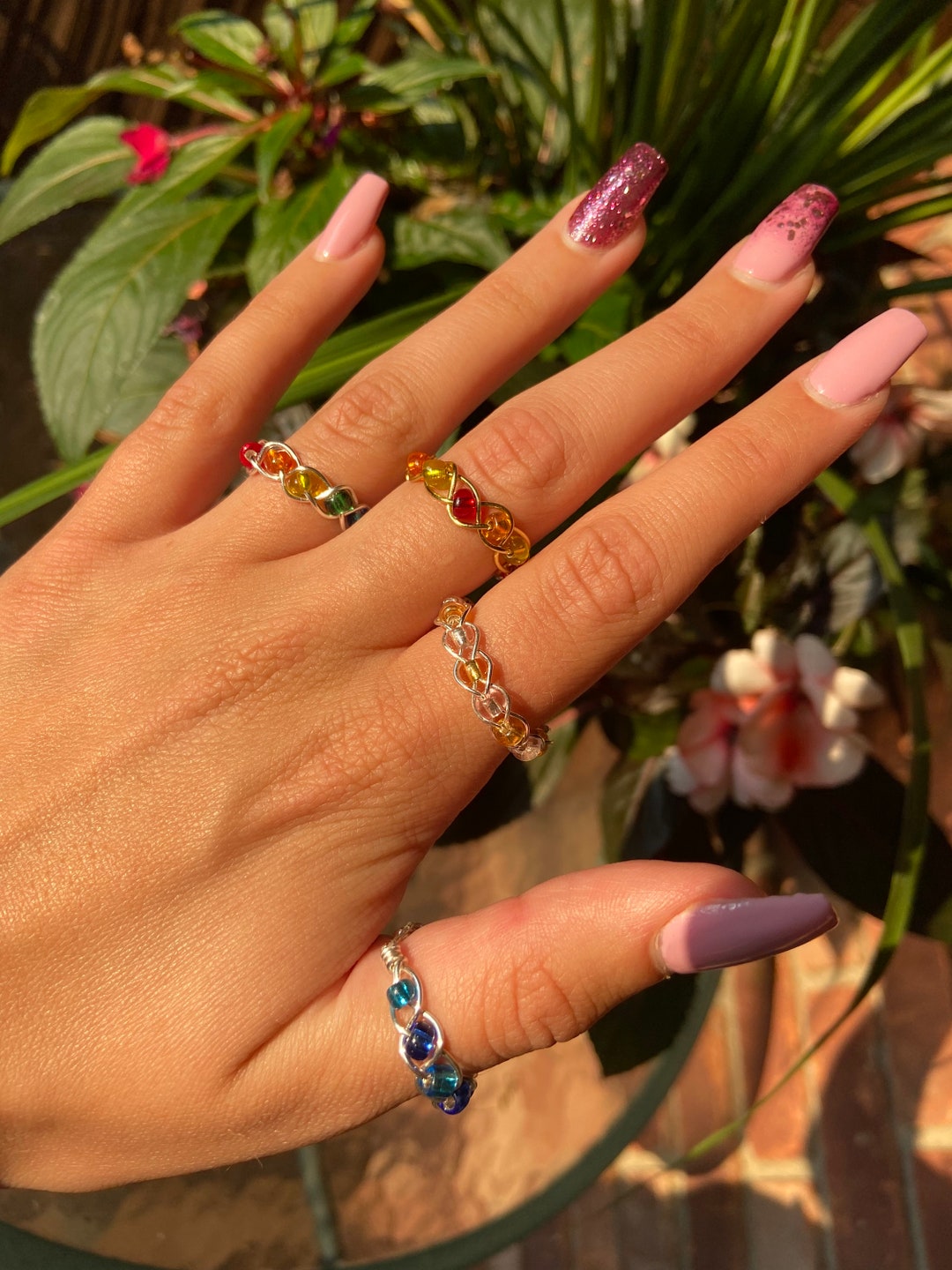 Braided Wire Rings - Etsy