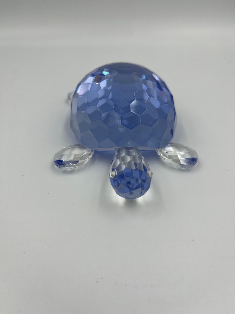 Oleg Cassini Crystal Turtle Paperweight Gift Boxed Turtle Collector ...