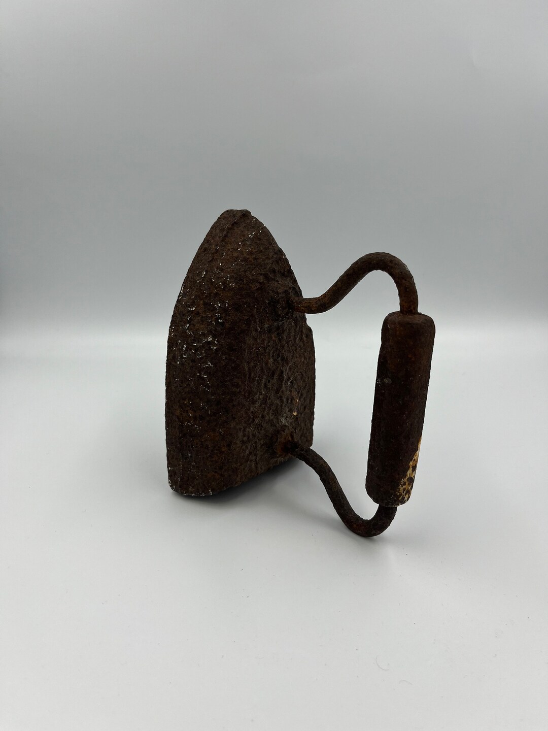 Antique Unique Sad Iron “6” - Vintage Clothing Press, Solid & Heavy ...