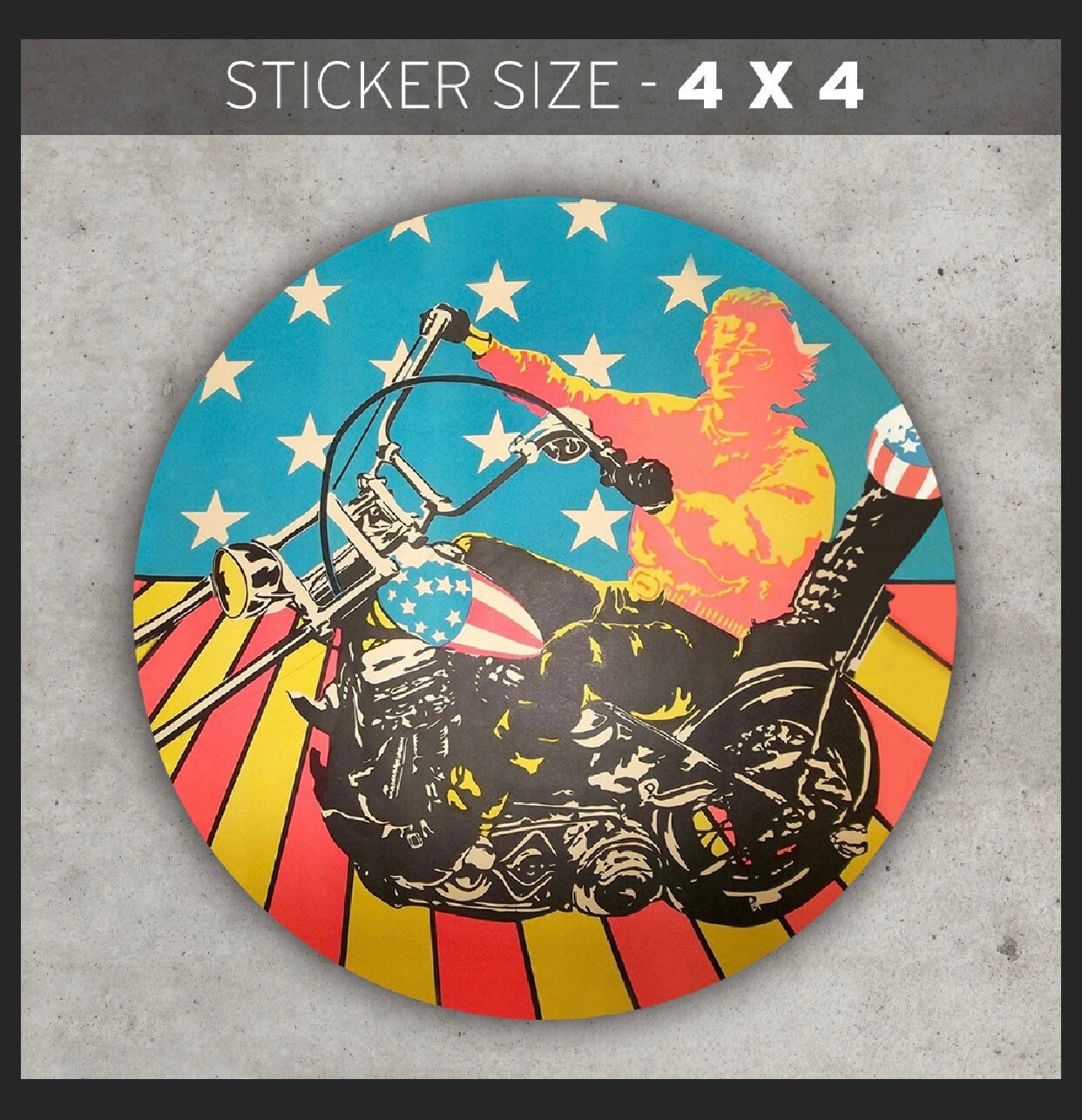 EASY RIDER STICKER!! 4” Waterproof! Vinyl! - Etsy