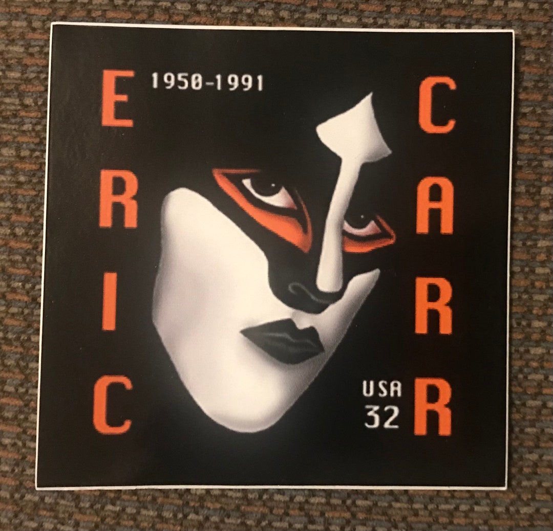 KISS ERIC CARR 4” Sticker - Etsy