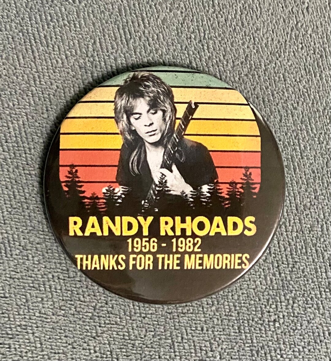 Randy Rhoads Memorial 2.25” Button - Etsy