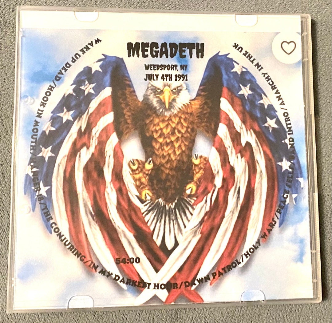 MEGADETH LIVE JULY 4, 1991 - Etsy