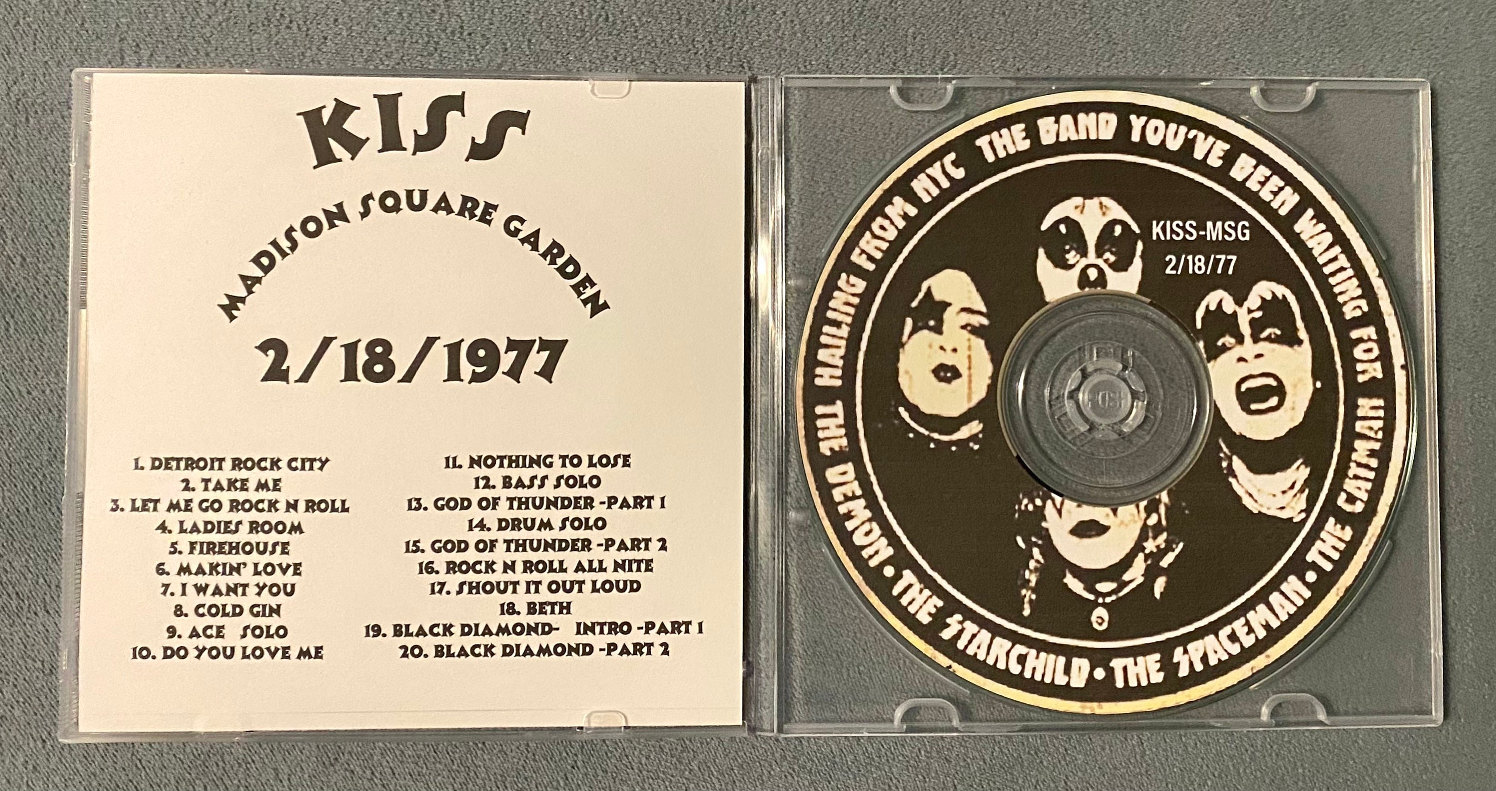 KISS live MSG NYC 2/18/1977 - Etsy