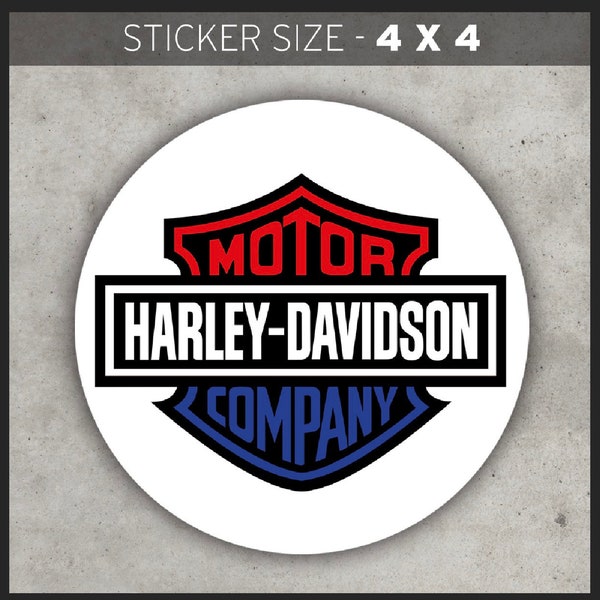 Harley Davidson Stickers - Etsy