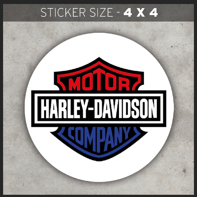 Harley Davidson Stickers - Etsy