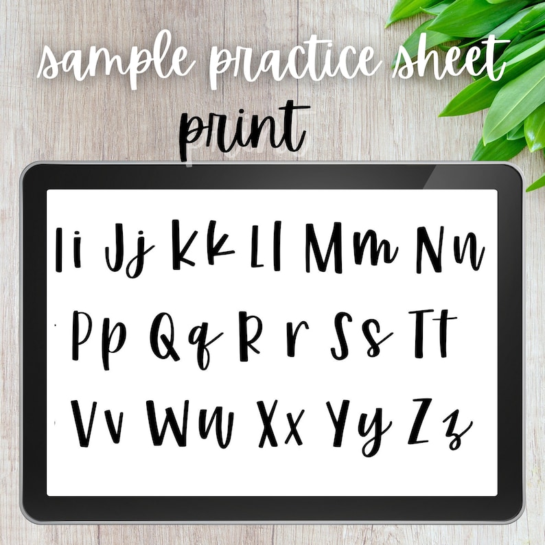 Ultimate Hand Lettering Practice Guide Procreate Bundle: Lettering ...