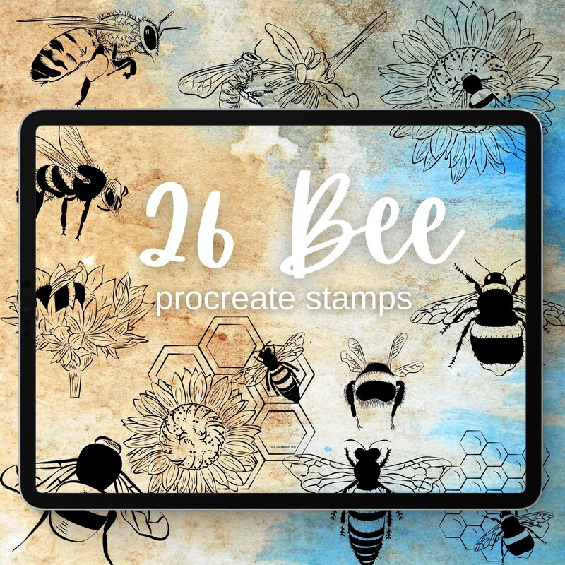 Honey Bee Stamp - Etsy