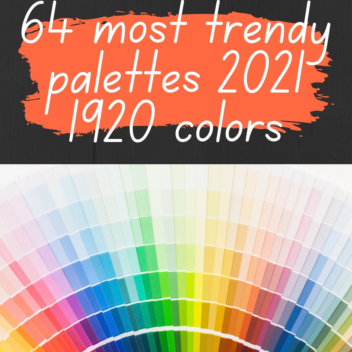 1920 Colors, 64 Procreate Color Palettes, Most Trendy Swatches in 2021 ...