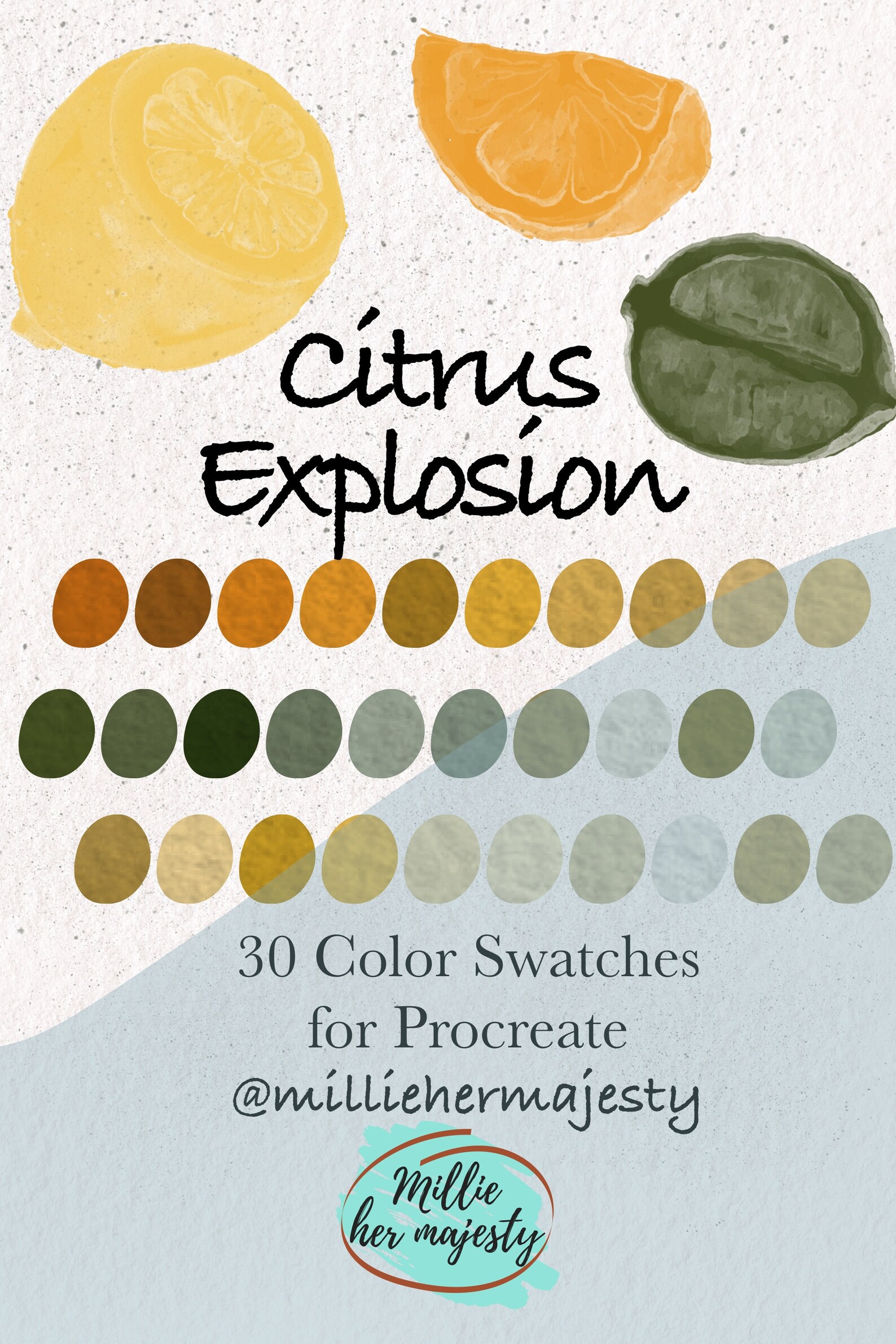 1920 Colors, 64 Procreate Color Palettes, Most Trendy Swatches in 2021 ...